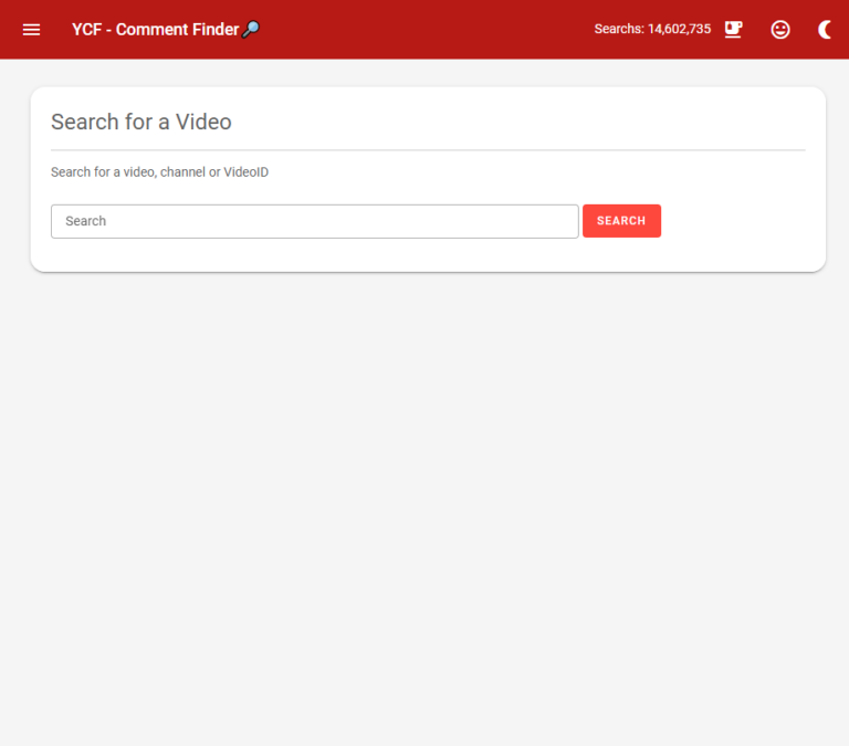 YouTube動画のコメントを検索できるWebサービス『YCF - Comment Finder』 | uzurea.net