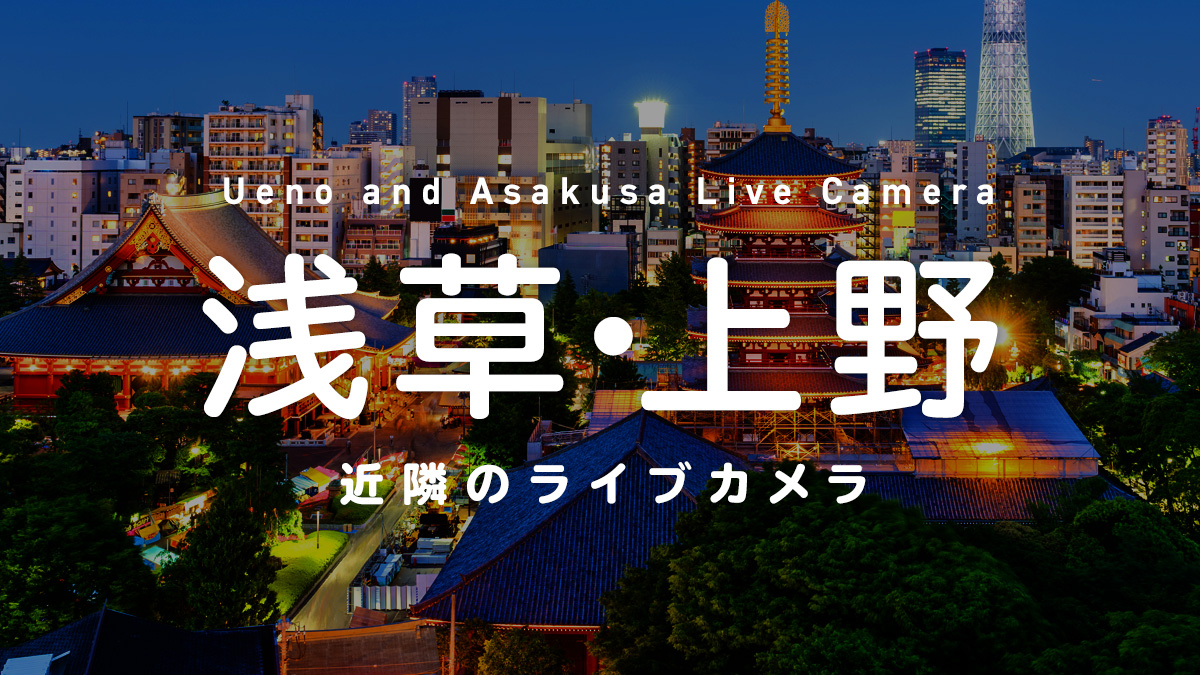 浅草・上野近隣のライブカメラ一覧 街や施設の様子をオンライン＆リアルタイムで眺めよう | uzurea.net