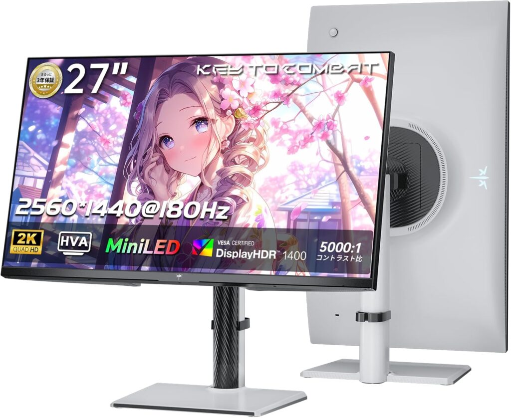 量子ドット＆Mini LED採用『KTC M27T6』 27インチゲーミングモニター実機レビュー 【製品提供記事】【クーポン有 ...